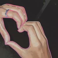 heart hands created by TeYo | Popular songs on TikTok