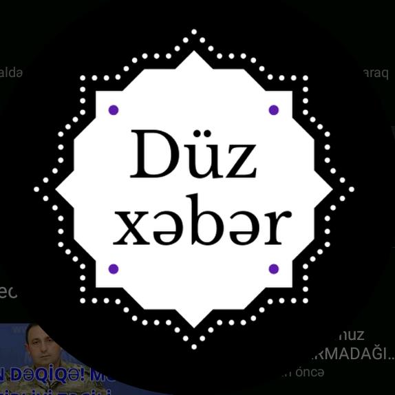 🦄 @_duz_xeber_ - Düz xəbər
